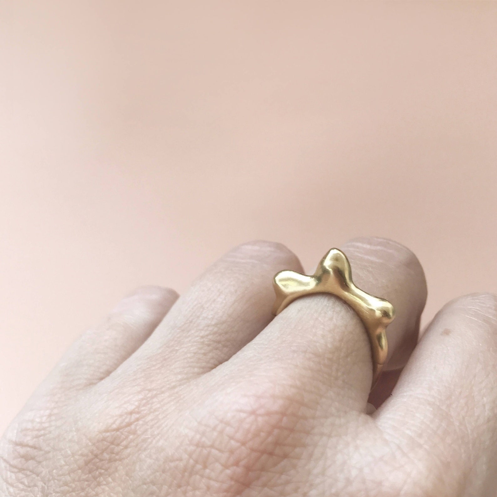 14k Gold Crown Ring Unique 14k Gold Ring Unique Gold - Etsy