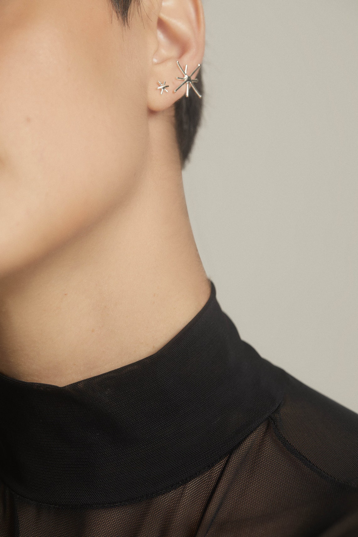 Star Stud Earrings Unique Stud Earrings Minimalist Gold - Etsy