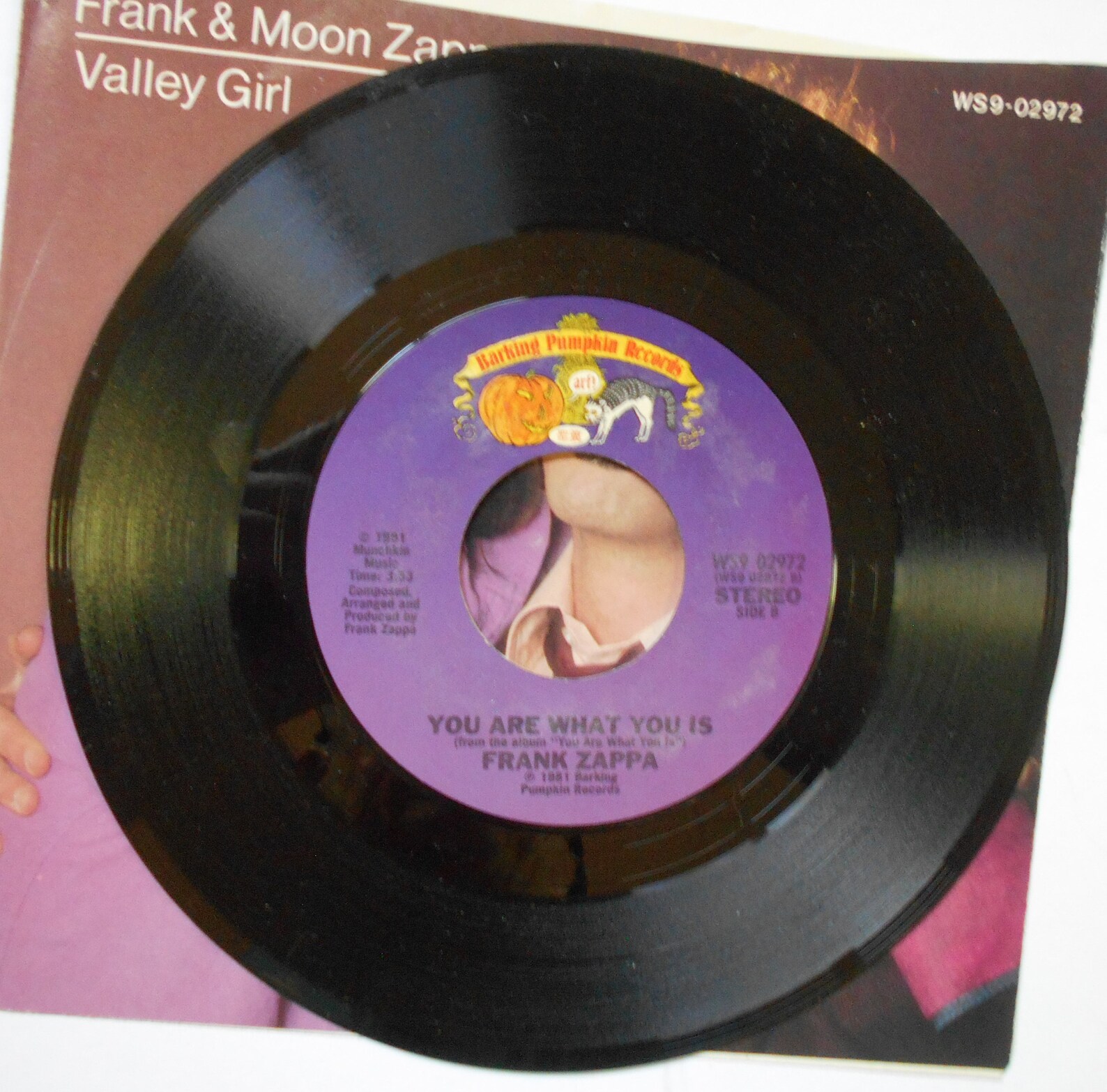 Valley Girl by Frank and Moon Zappa - 45 RPM Record With Sleeve - 1982 ...