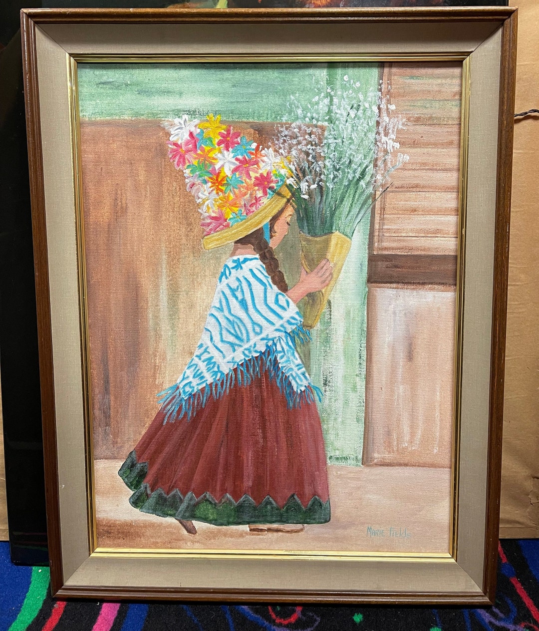 Marie Fields Vintage Fiesta Art in Canvass - Etsy