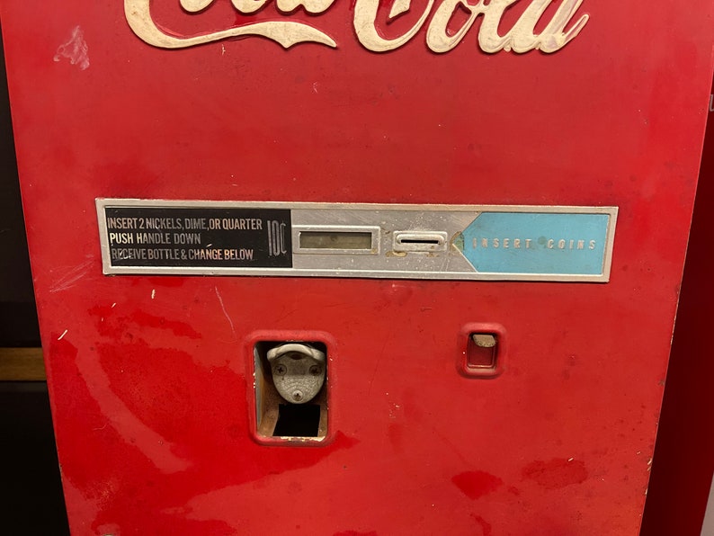 Coca-cola 10 Cents Vintage Westinghouse Bending Machine - Etsy