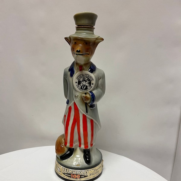 Fox Jim Beam Decanter - Etsy