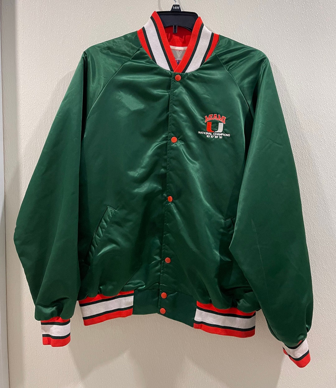 Vintage University of Miami Champion Hurricane Jacket - Etsy