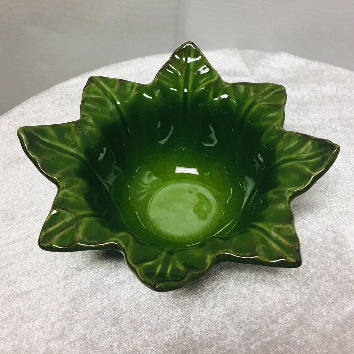 Skyros Design Handpainted Grean Leaf Bowl - Etsy