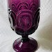 Vintage Owl Eye Purple Depression Glass Goblet - Etsy