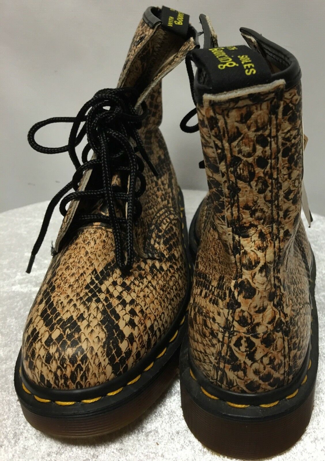 Vintage Dr. Martens Snake Print Boots - Etsy Vintage Dr. Martens Snake Print Boots - Etsy