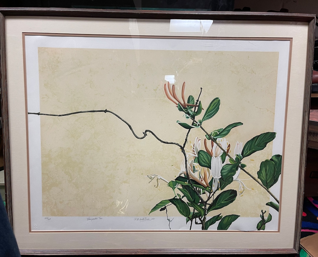 Mary Booth Owen Honeysuckle Art Print - Etsy