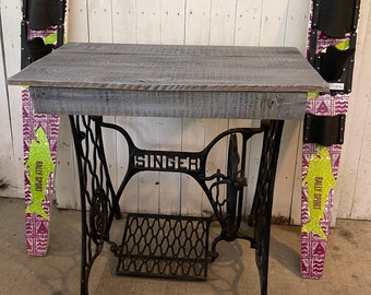 Old Singer Cast Iron Sewing Machine Table Base - Etsy