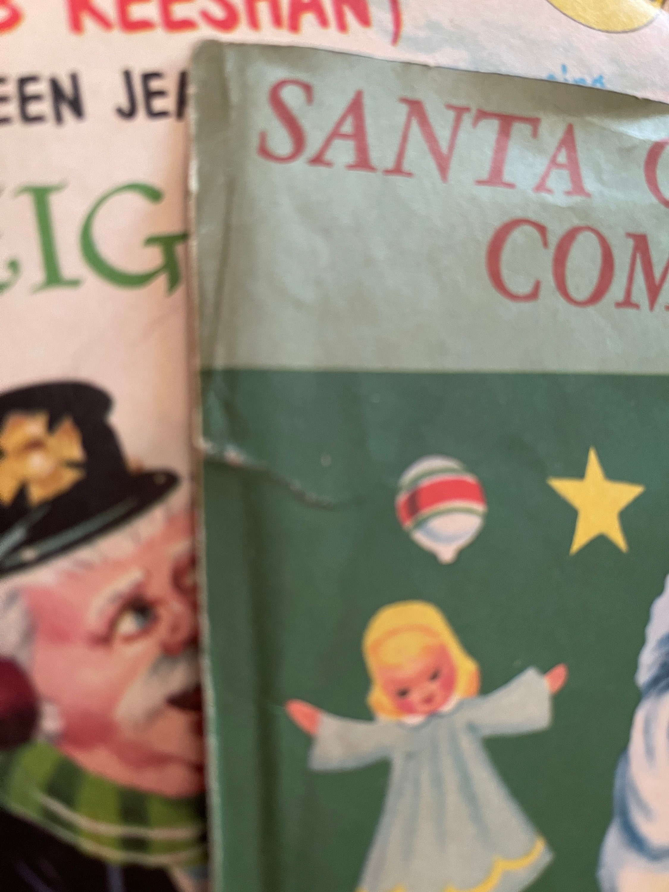 Vintage Peter Pan ‘ Santa Claus is Comin’ to Town 45 Records - Etsy