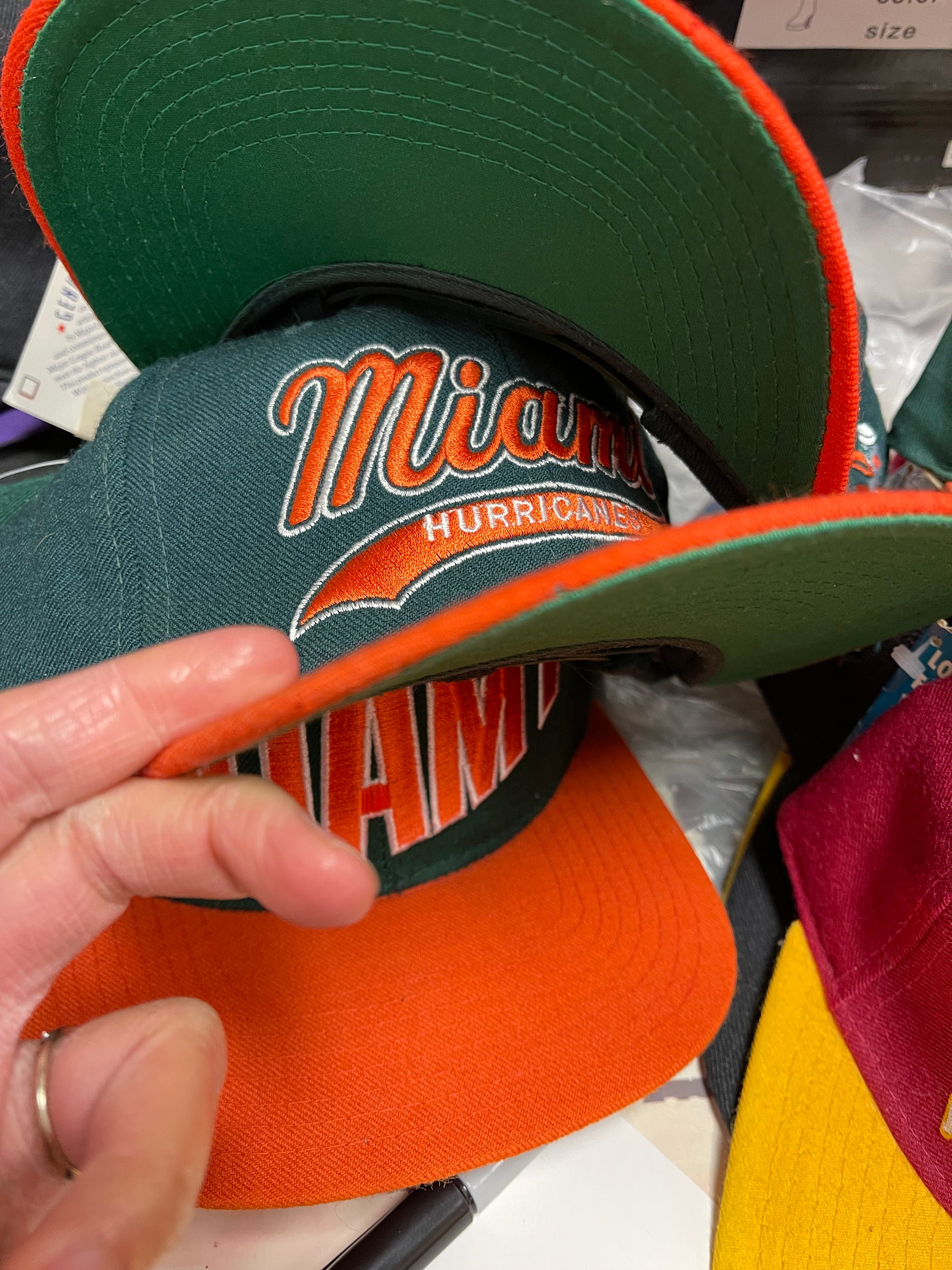 University of Miami Hurricane Vintage Cap - Etsy