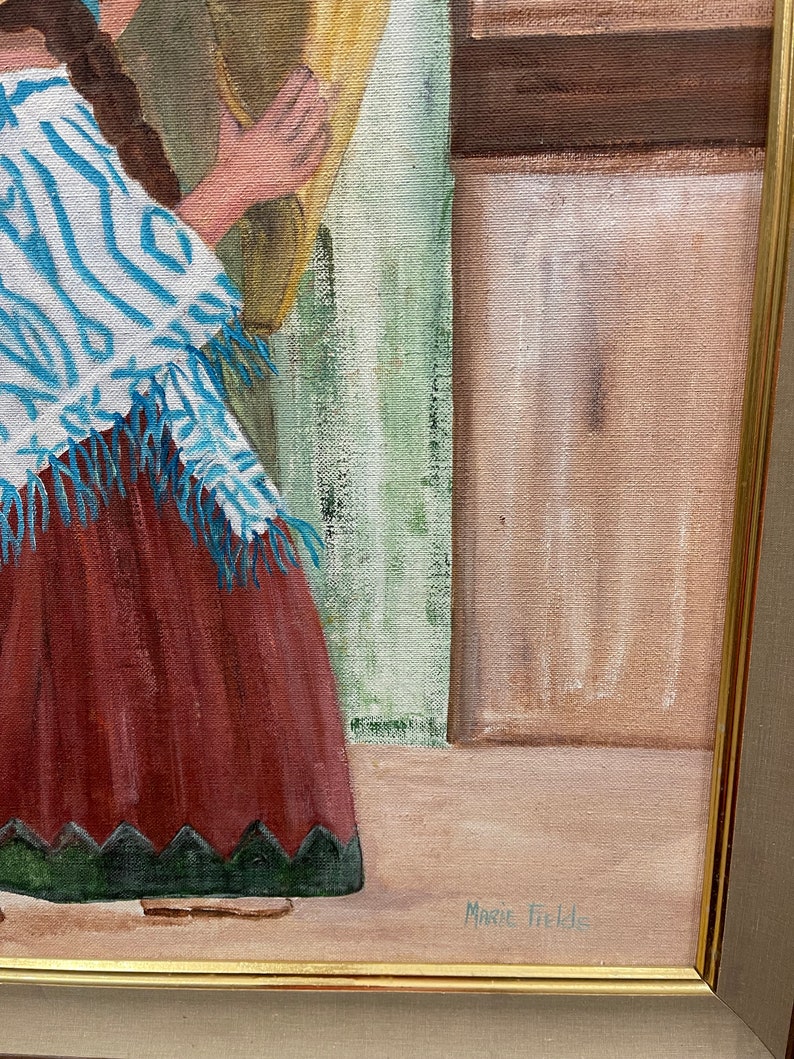 Marie Fields Vintage Fiesta Art in Canvass - Etsy