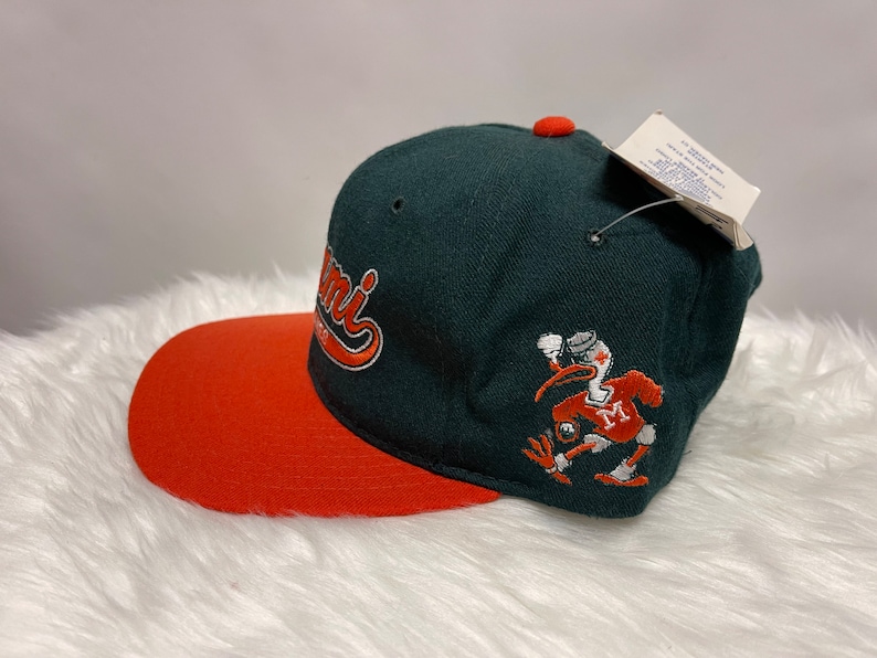 University of Miami Hurricane Vintage Cap - Etsy