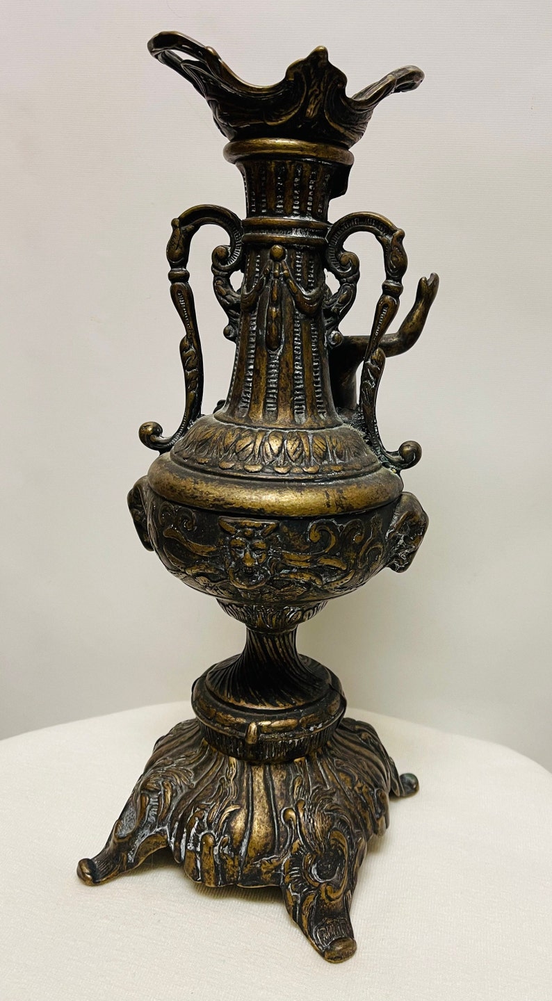 Vintage/antique Art Deco Brass Lamp Base - Etsy