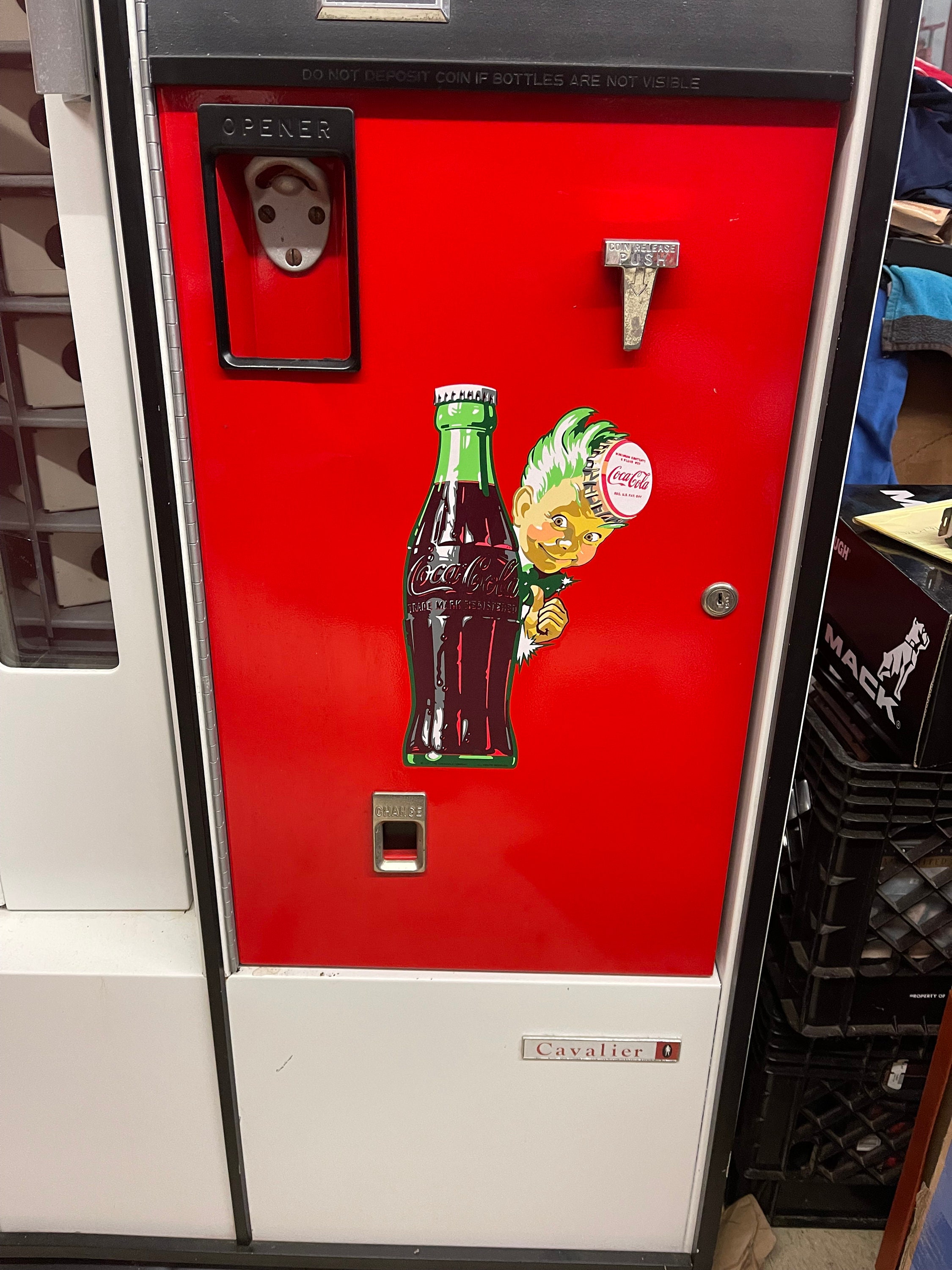 Coca-cola 15 Cents Cavalier Vintage Bending Machine - Etsy