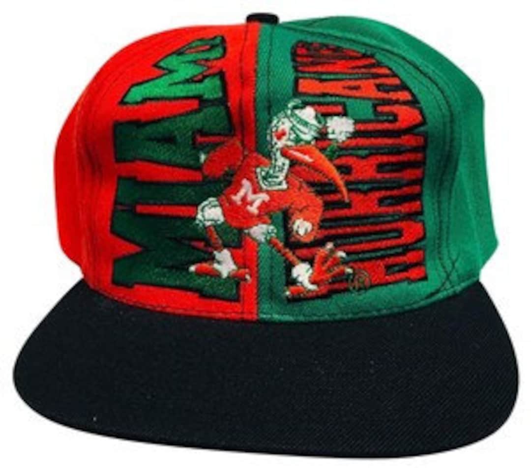 University of Miami Hurricane Vintage Cap - Etsy