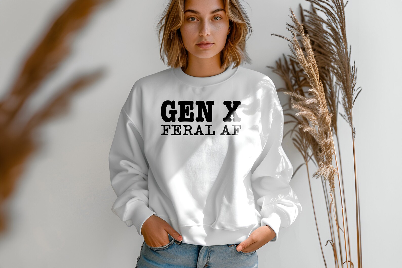 Gen X Feral AF Png Svg Dtf - Etsy
