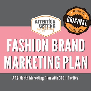 Marketing Strategy Plan Online Fashion Boutique, Online Boutique ...