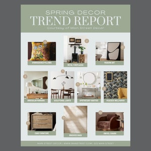Interior Decorating Trend Report Canva Template, Lead Magnet Marketing ...