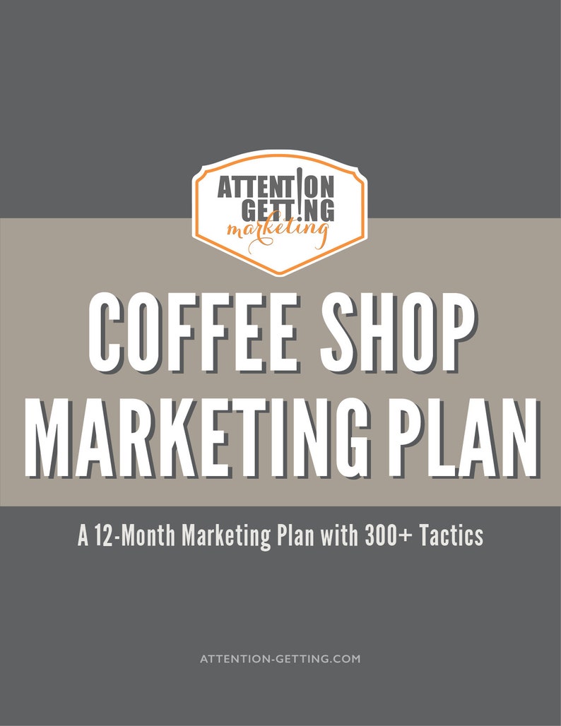 Coffee Shop Marketing Plan 12-month Marketing Plan - Etsy
