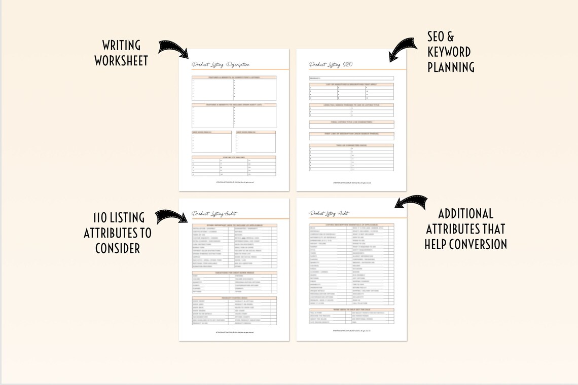 Etsy Listing Template Etsy Listing Planner Etsy Listing - Etsy Canada