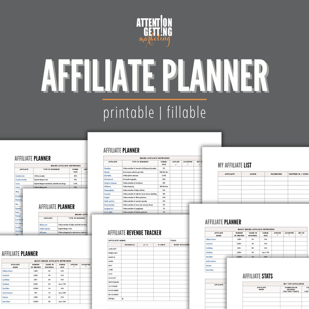 Affiliate Marketing Programs Digital Planner Affiliate Marketing ...