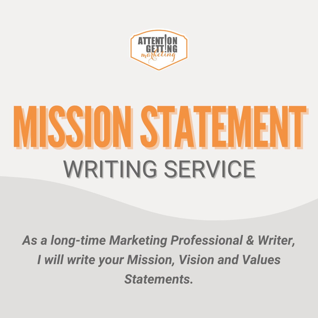 Mission Statement Writer Vision Mission Statement Value Statement ...