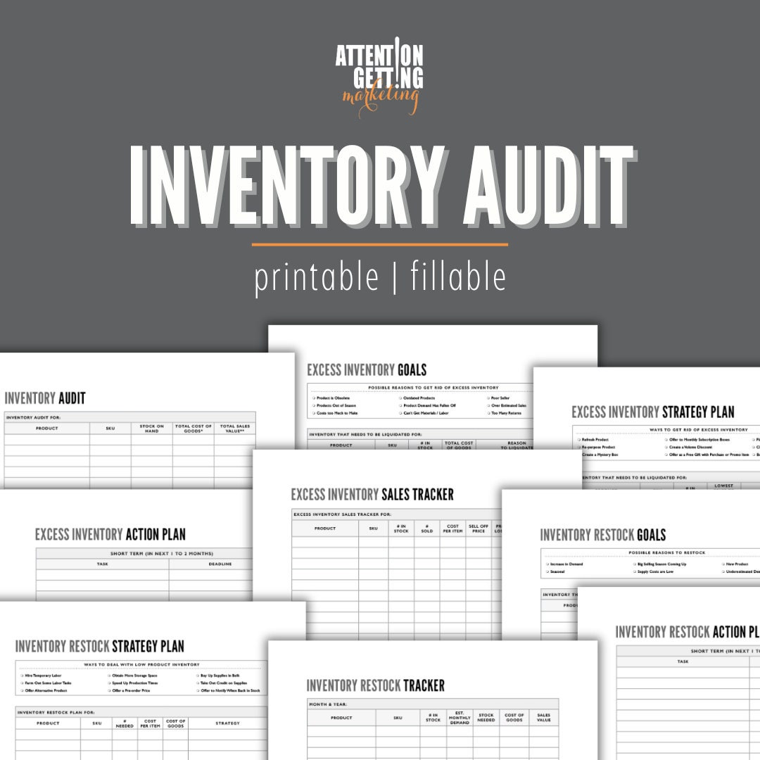 Product Inventory Management Tracker Template Inventory Audit Worksheet ...