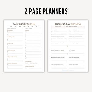 Business Daily Planner Printable, Work Daily Schedule Layout, Daily ...