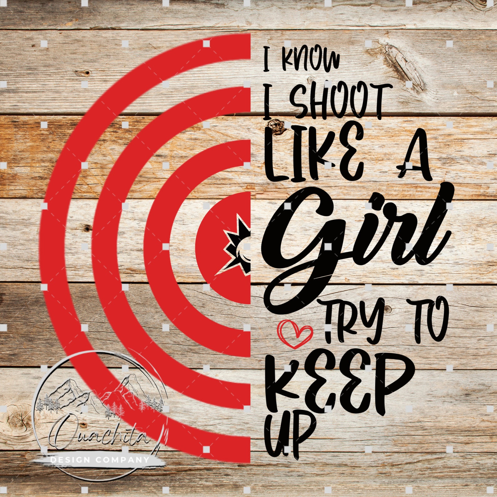 Shoot Like a Girl PNG SVG - Digital Download - Etsy