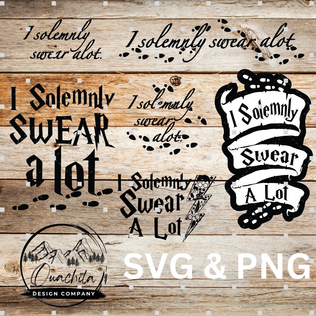 HP I Solemnly Swear A Lot PNG SVG Ai - Digital Download - Etsy Canada