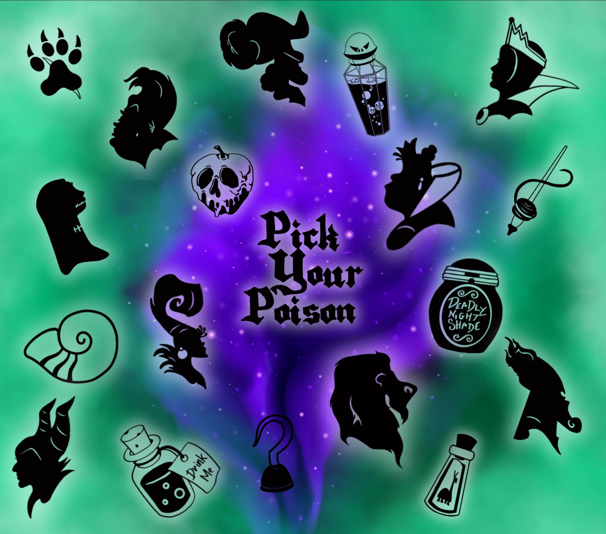 Pick Your Poison Villains SVG PNG - Digital Download - Etsy