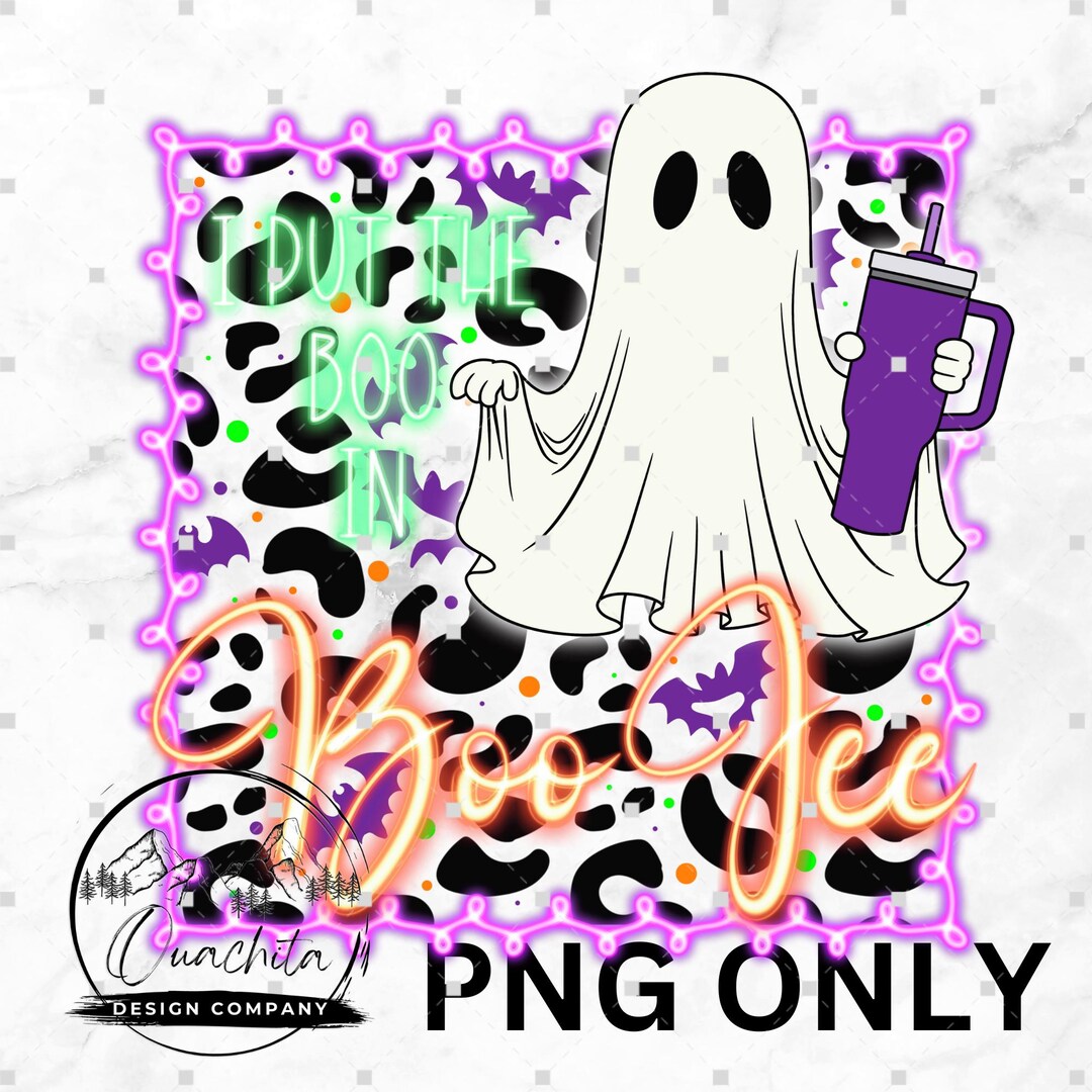 Boojee Ghost PNG: Glam Halloween Clipart (digital Download) - Etsy