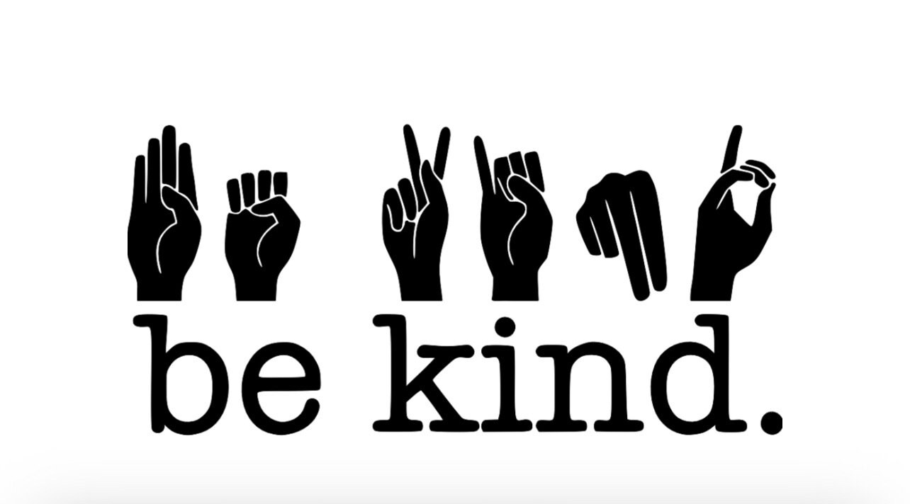Be Kind- Sign Language - Etsy