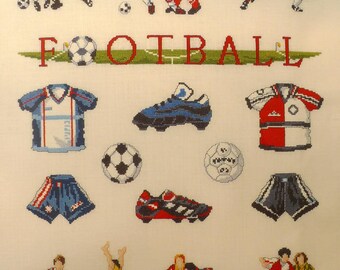 Football Cross Stitch | Etsy UK