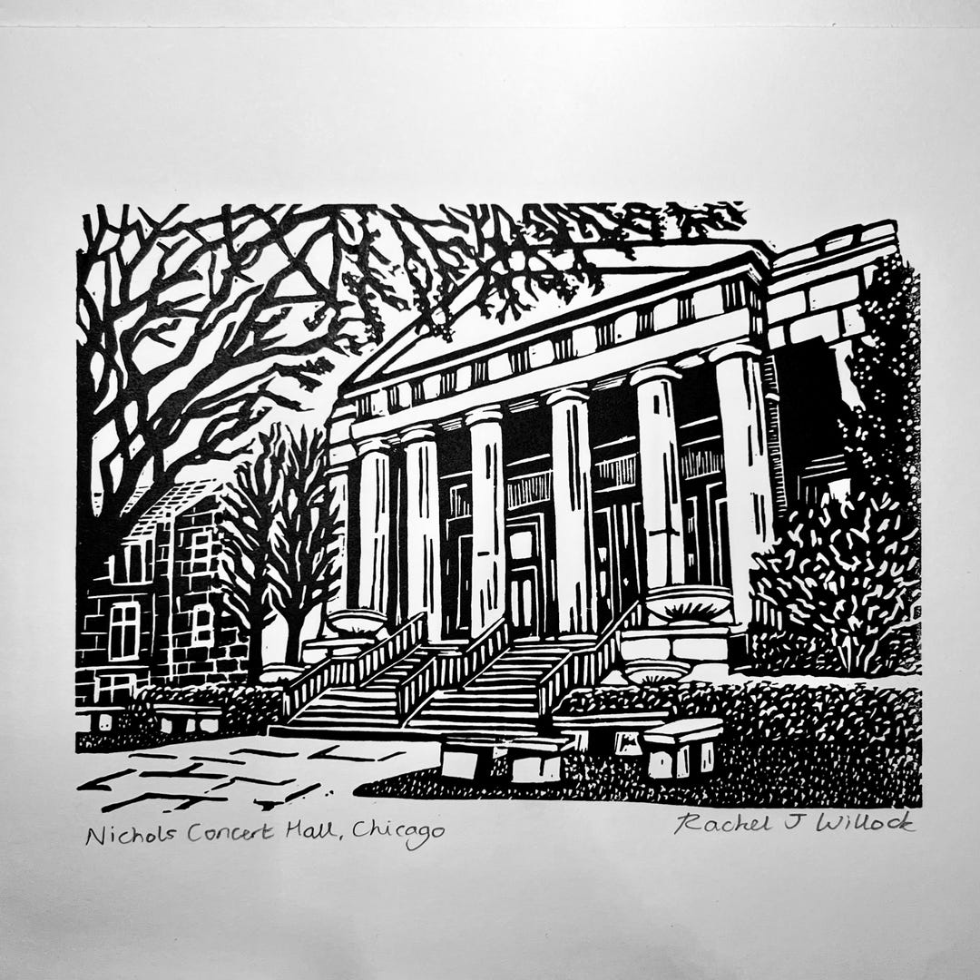 Nichols Concert Hall, Chicago - Etsy