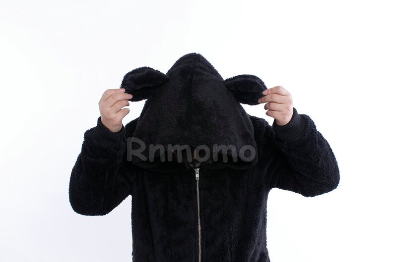 Black Bear Jacket KIGURUMI Cosplay Charactor Animal Hooded - Etsy