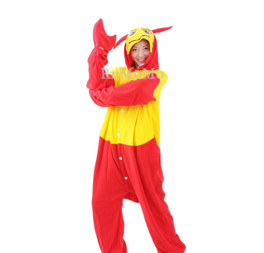 KIGURUMI Cosplay Romper Charactor Animal Hooded Nightclothes Pajamas ...