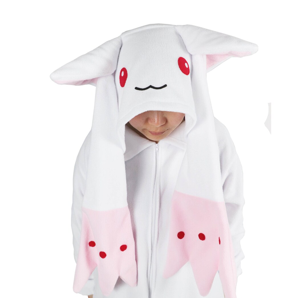 QB Custom KIGURUMI Rabbit Cosplay Romper Animal Hooded Halloween ...