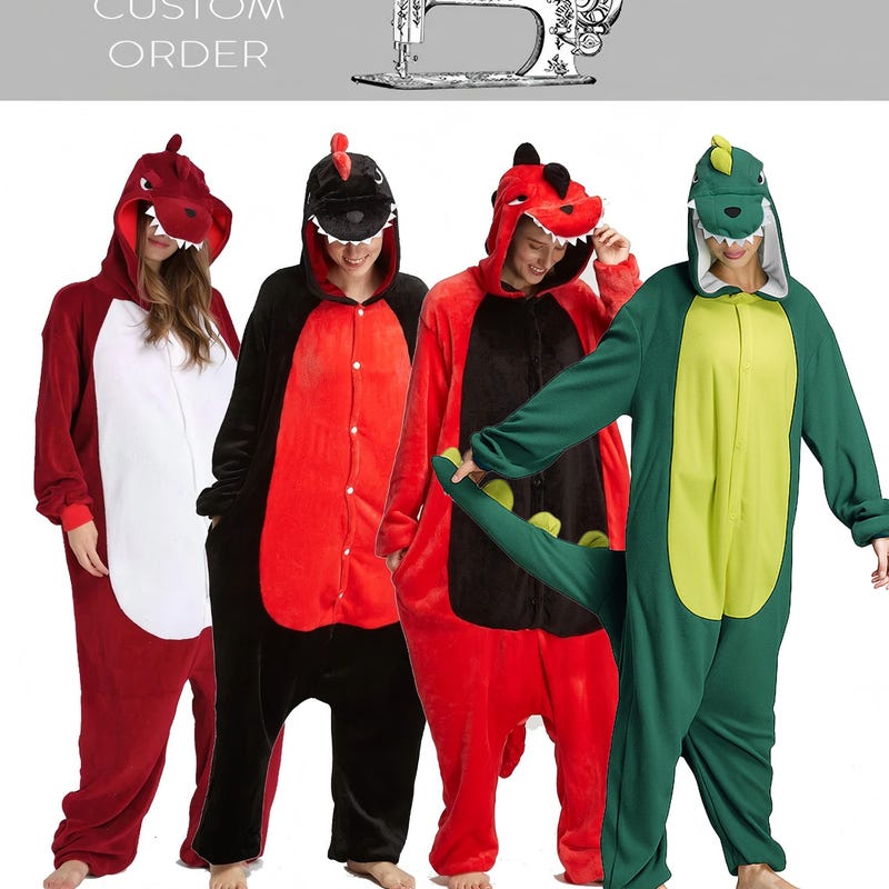 Dinosaur Kigurumi - Etsy