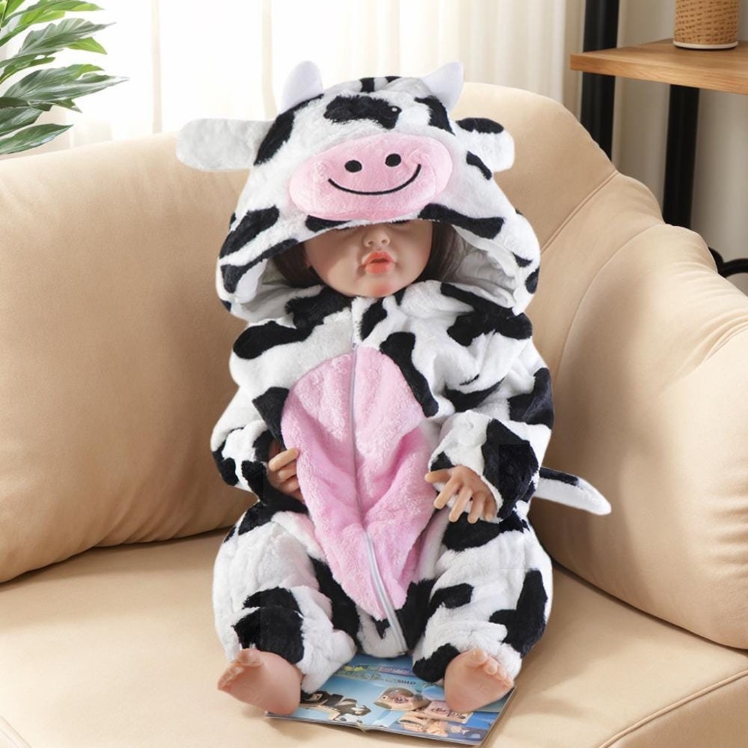 KIGURUMI Cosplay Animal Pajamas Pyjamas Costume Baby Romper Sloth--cow ...