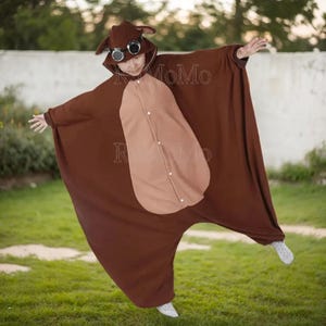 Flying Squirrel KIGURUMI Cosplay Romper Charactor Animal PJS Pajamas ...