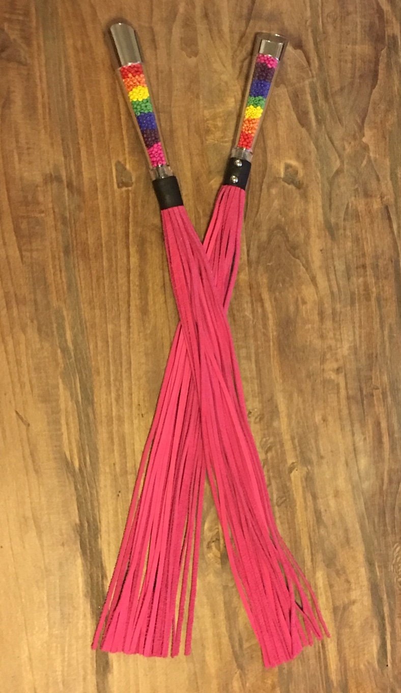 Rainbow Handled Flogger
