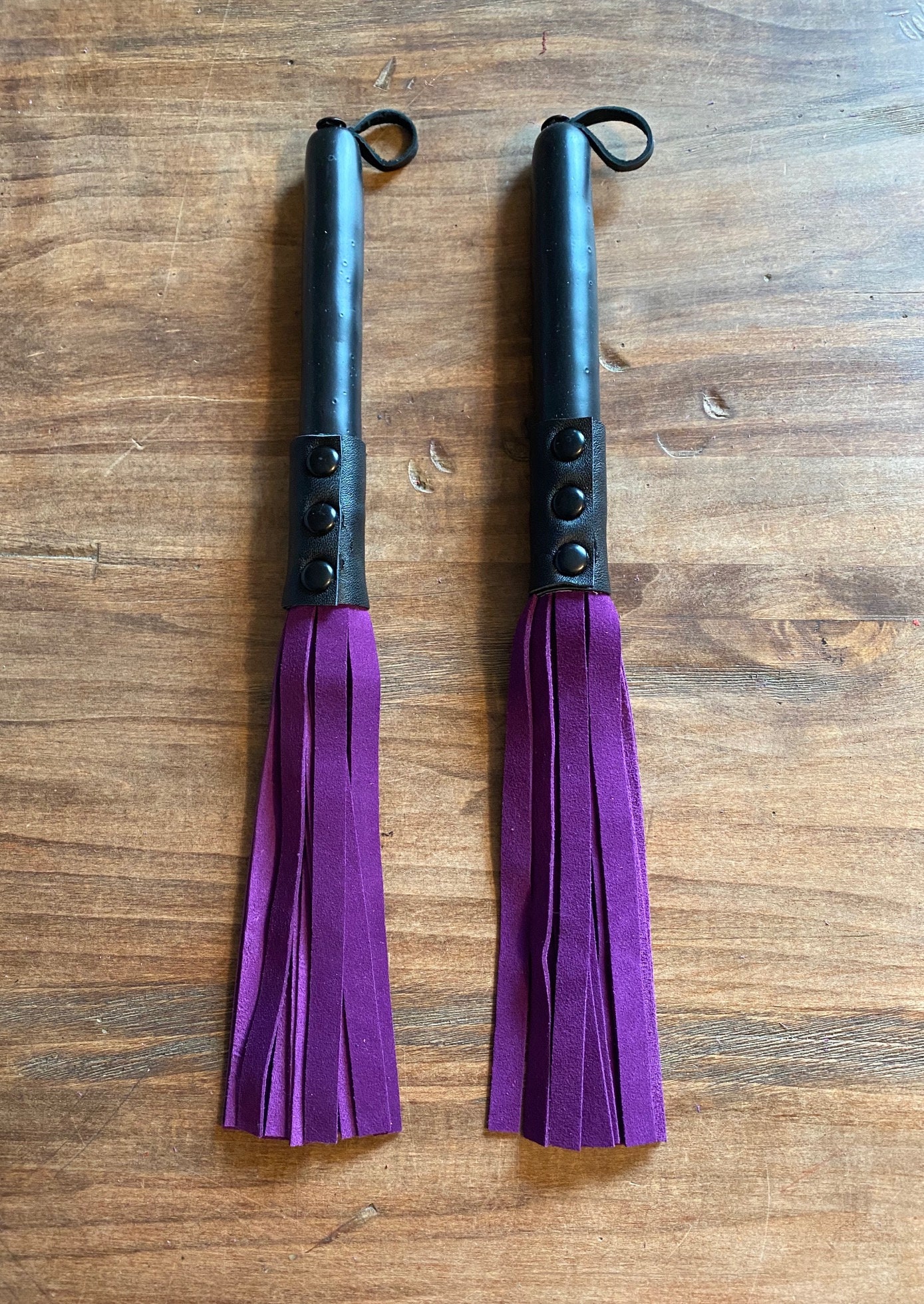Purple Suede Mini Flogger