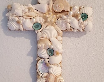 Seashell Cross | Etsy