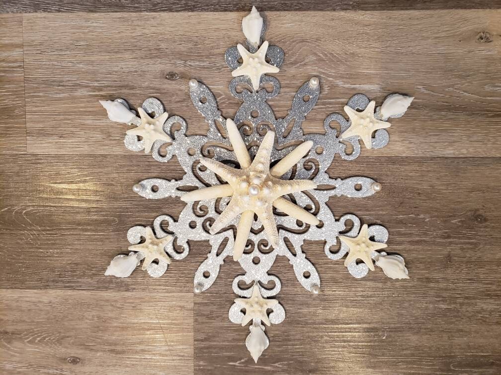 Beach Starfish Tree Topper Nautical Starfish Tree Topper | Etsy