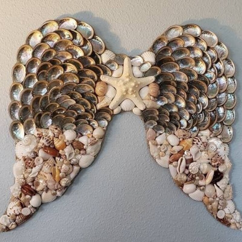 Seashell Angel - Etsy