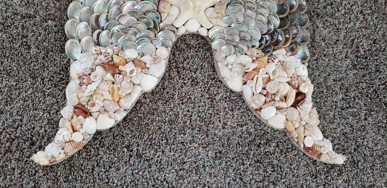 Seashell Angel Wings Abalone & Seashell Angel Wings | Etsy