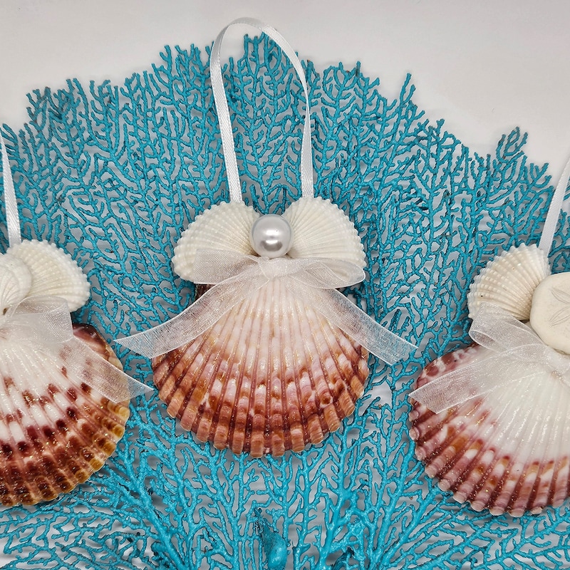 Seashell Angel Ornament - Etsy