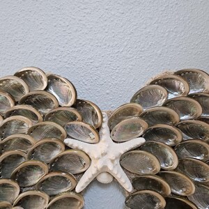 Seashell Angel Wings - Abalone & Seashell Angel Wings - Coastal Decor ...