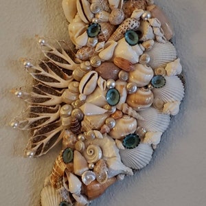 Seashell Seahorse Seahorse Shell Art Beach Decor - Etsy